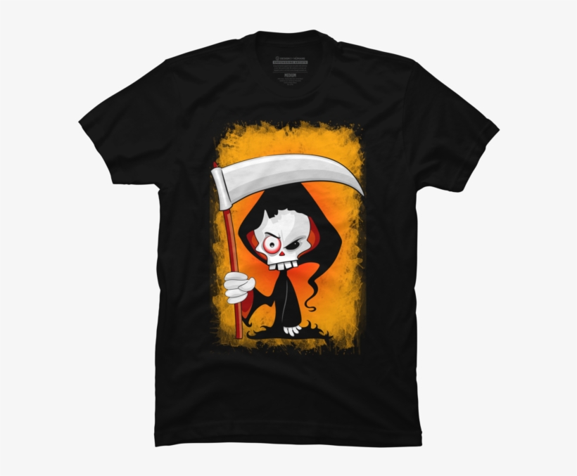 Grim Reaper Creepy Cartoon Character - Extended Dream Team Transparent ...
