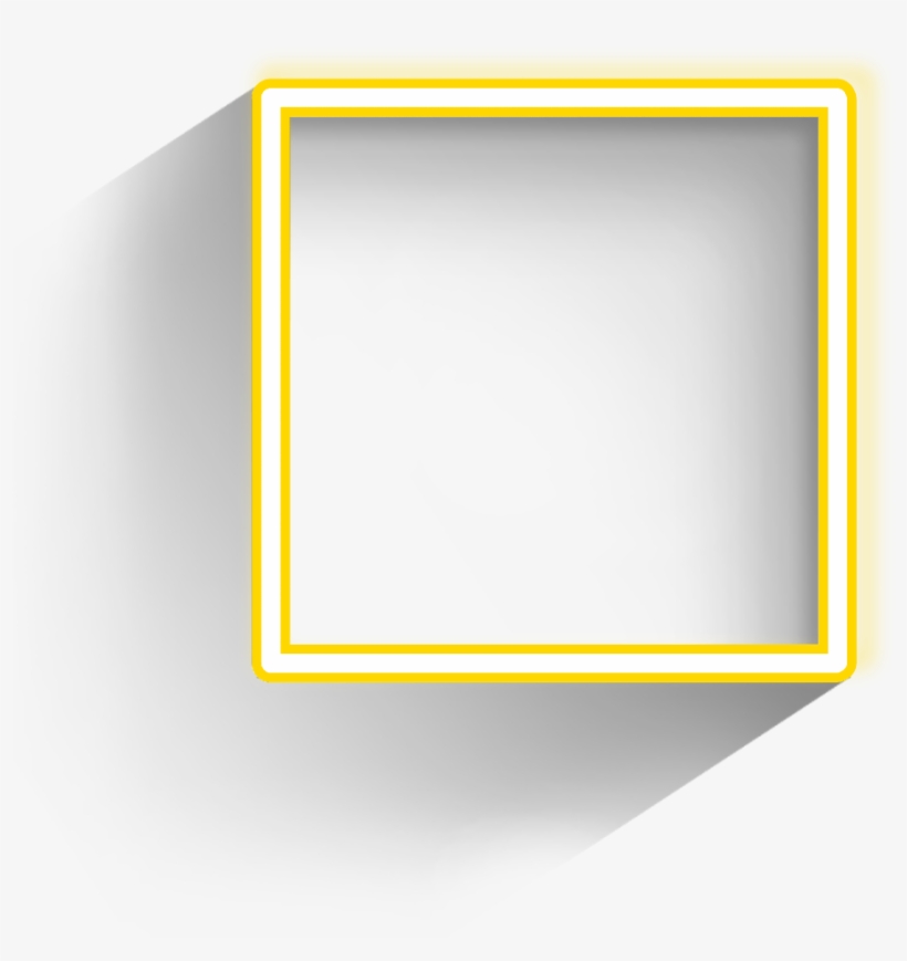 Download Square Freetoedit Frame Yellow Border Geometric Geometr - Plot ...