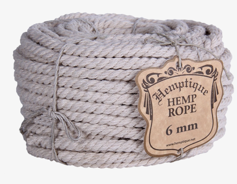 Download 6mm Hemp Rope - Label - HD Transparent PNG - NicePNG.com