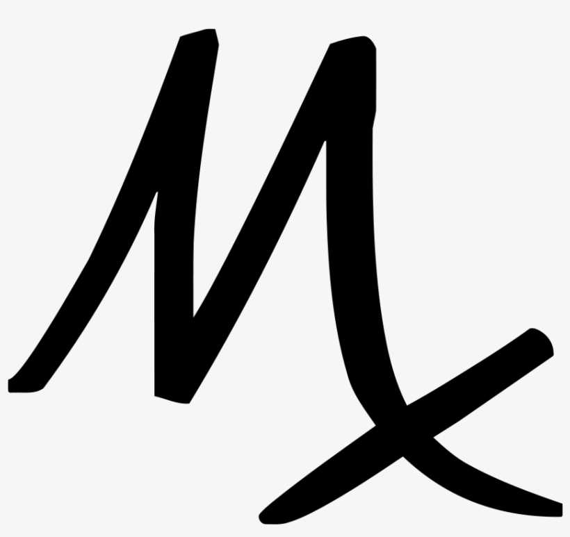 Mx, A Symbol For Minim In The Apothecaries' System - Mx Symbol ...