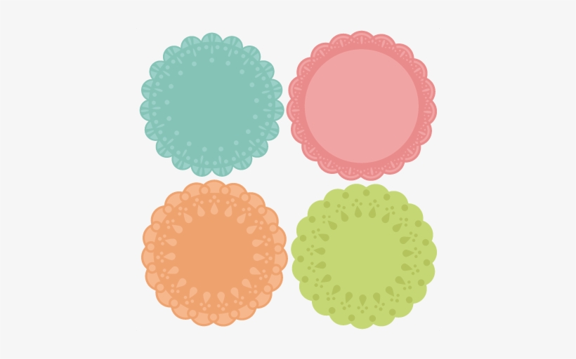 Doily Set Svg Cutting Files Doily Cut Files For Scrapbooking - Doily ...