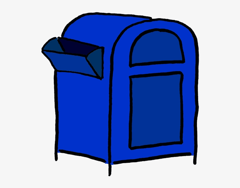 Mail Box With Letter Clip Art