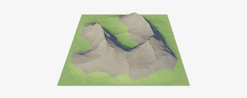 Simple Simple Mesh Prefabs - Low Poly Terrain Texture Transparent PNG - 460x265 - Free Download ...