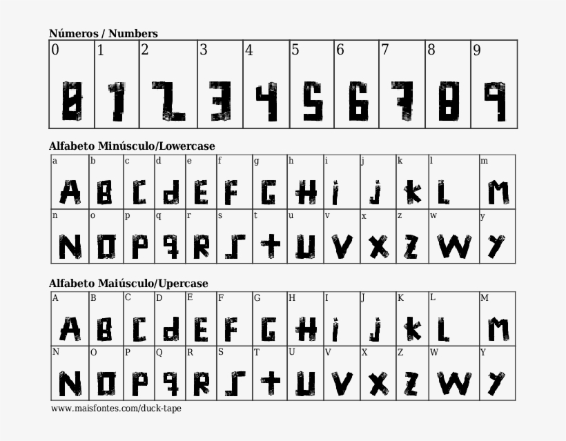 Font Details Duck Tape - Pump Demi Bold Transparent PNG - 689x640 ...