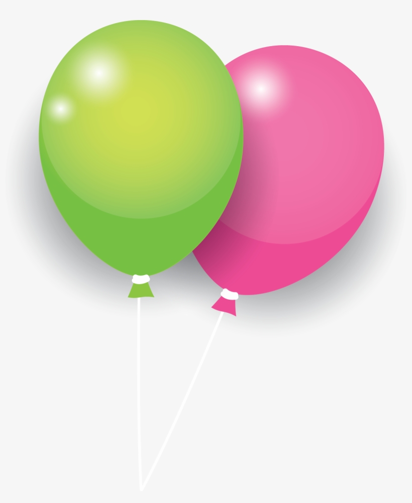 Green Pink Balloon - Sphere Transparent PNG - 1322x1551 - Free Download ...