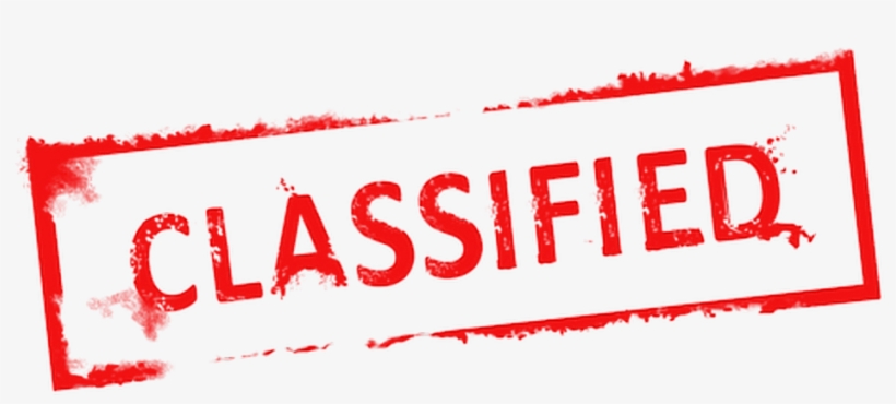 Classified Sticker - Classified Stamp No Background Transparent PNG ...