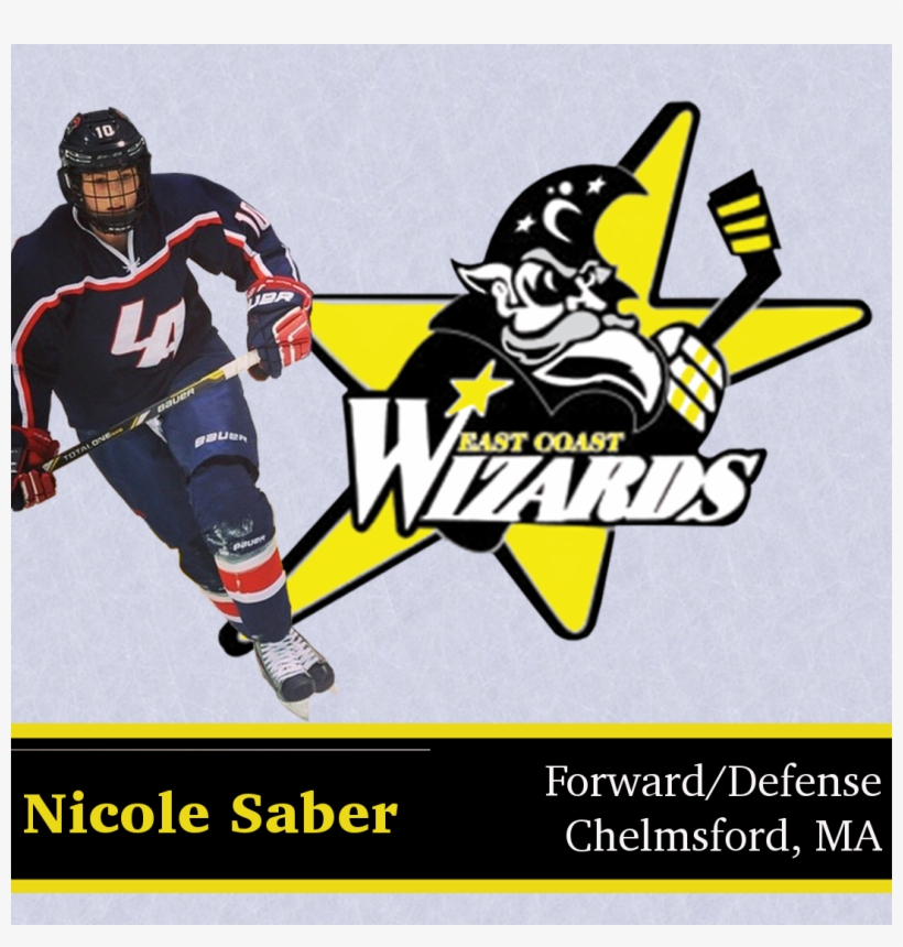 Ecw Girls' Jr Hockey - East Coast Wizards Hockey Transparent PNG ...