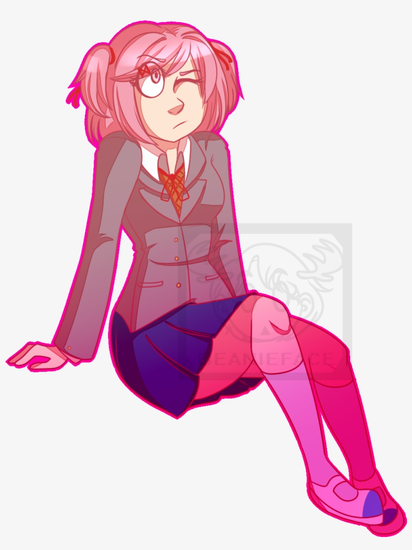Ddlc Doki Doki Literature Club Natsuki Request Doodles - Cartoon ...