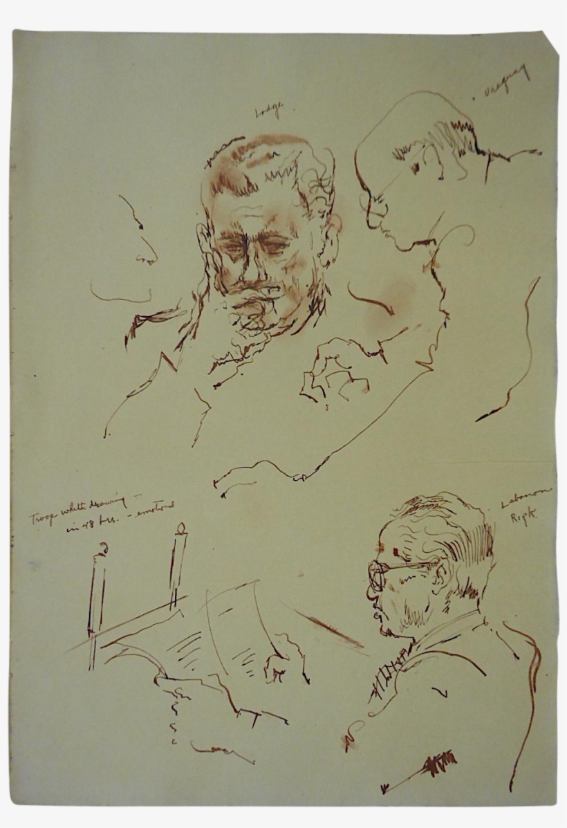 Original Vintage Drawing David - Sketch Transparent PNG - 1074x1517 ...