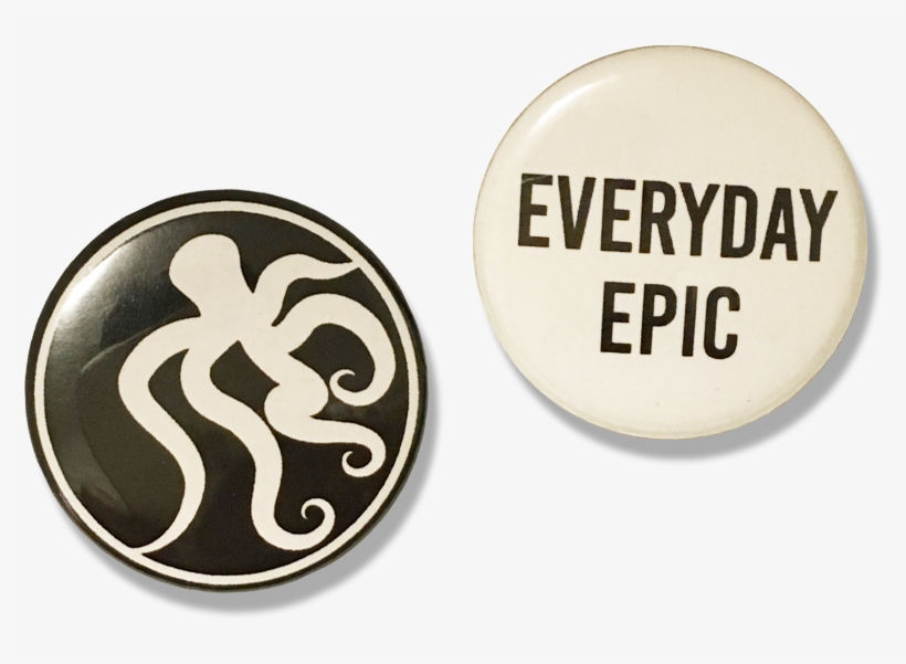 Everyday Epic Pins - Silver Transparent PNG - 1000x1000 - Free Download ...