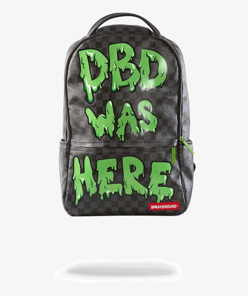 Sprayground- Slime Dbd Was Here Backpack - Backpack Transparent PNG ...
