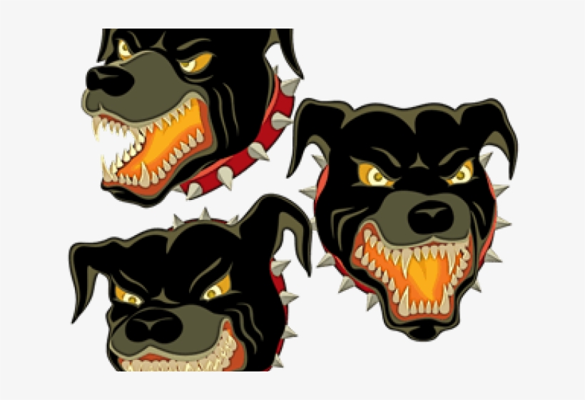 Rottweiler Clipart Vicious - Greek Monsters Cerberus Transparent PNG ...