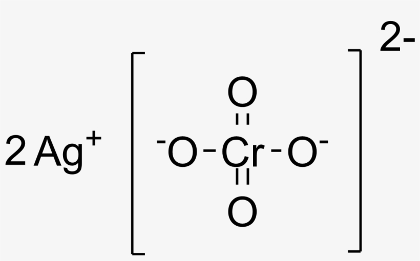 Silver Chromate Structural Formula - Silver Chromate Transparent PNG ...