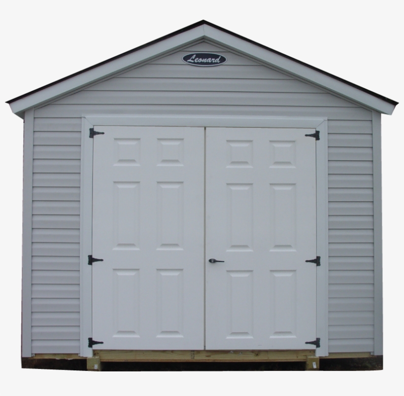 Cottage Style Shed With Vinyl Siding And Double Six - Shed Double Doors ...