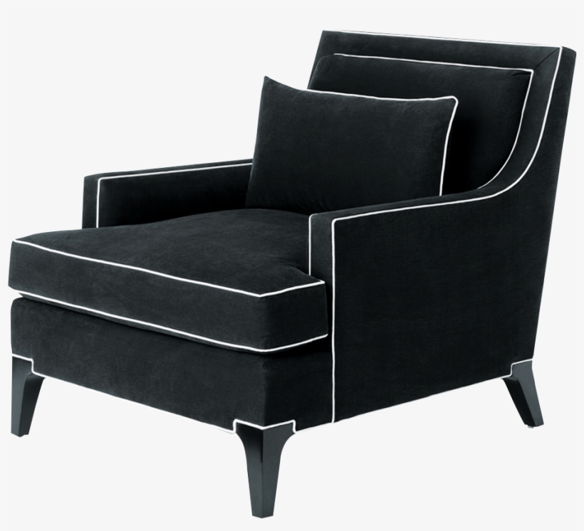 Contrasting Piping Enlivens The Norwich Lounge Chair - Club Chair ...