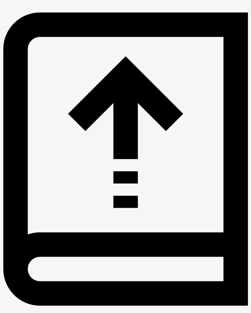 The Icon Is Shaped Like A Square With A Rounded Top - Book Icon ...