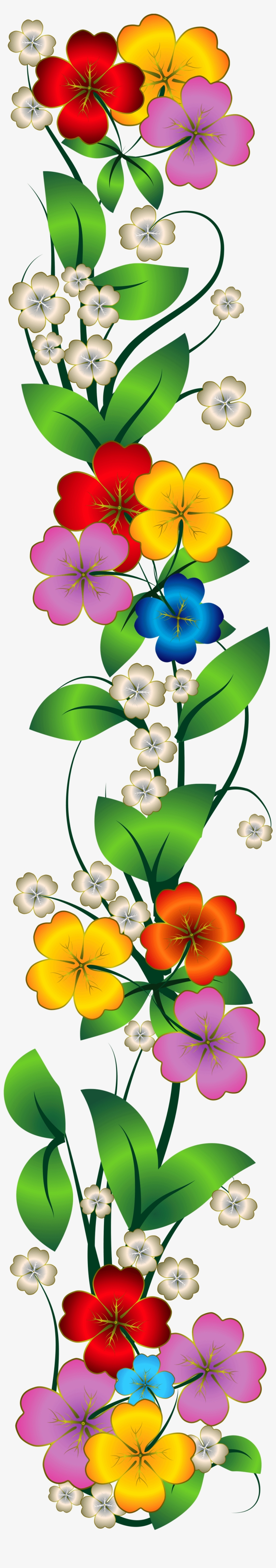Daisy Chain Border Clip Art