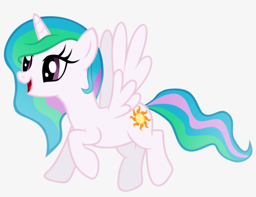 Mlp Princess Celestia Pink Mane Transparent PNG - 1024x743 - Free ...