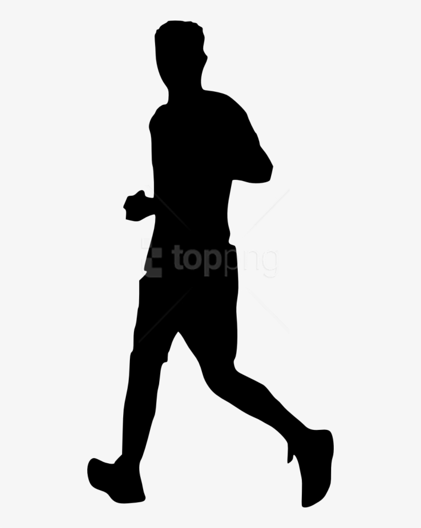 Free Png Man Running Silhouette Png - Running Silhouette Man Running ...