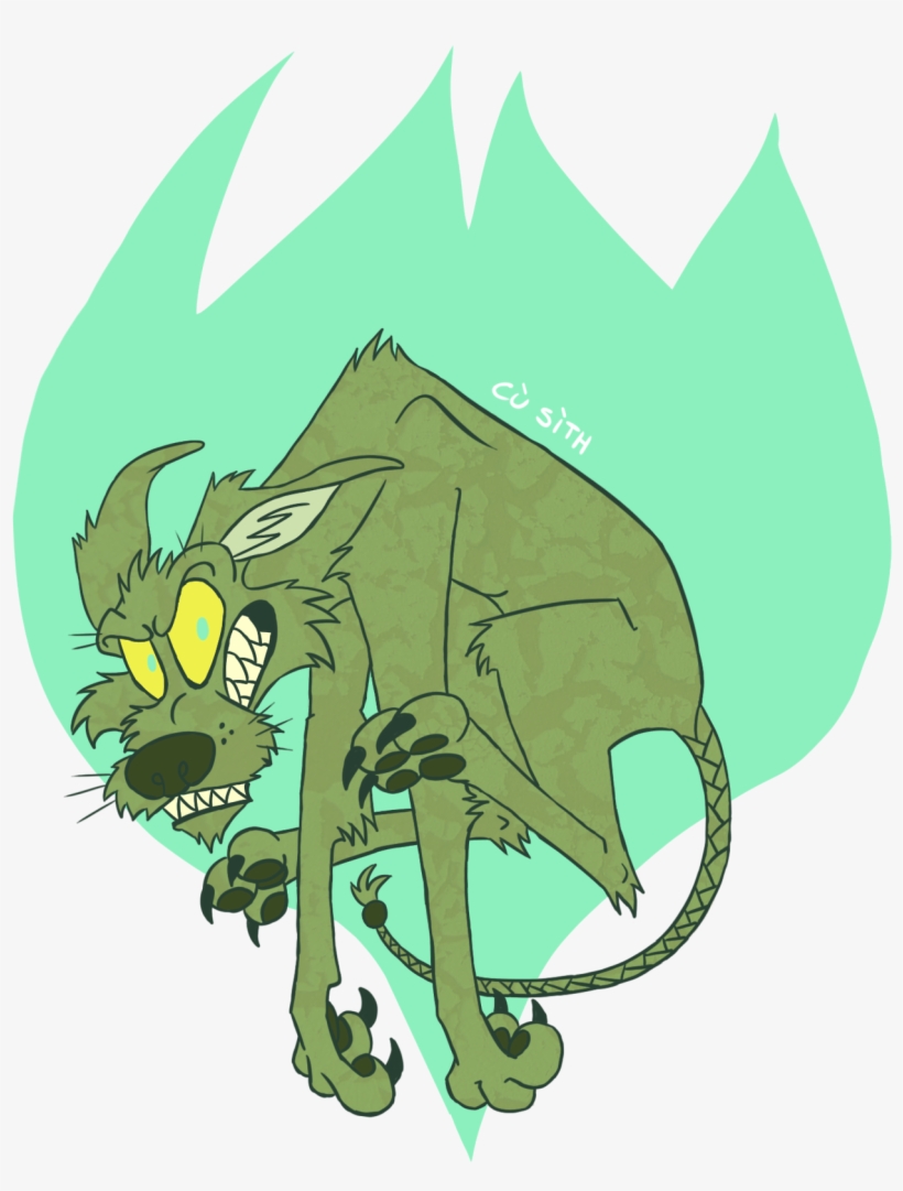 Cu Sith - Cartoon Transparent PNG - 1280x1620 - Free Download on NicePNG