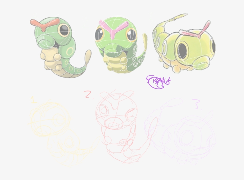 Caterpie Thing - Pokemon Caterpie Transparent PNG - 640x535 - Free ...