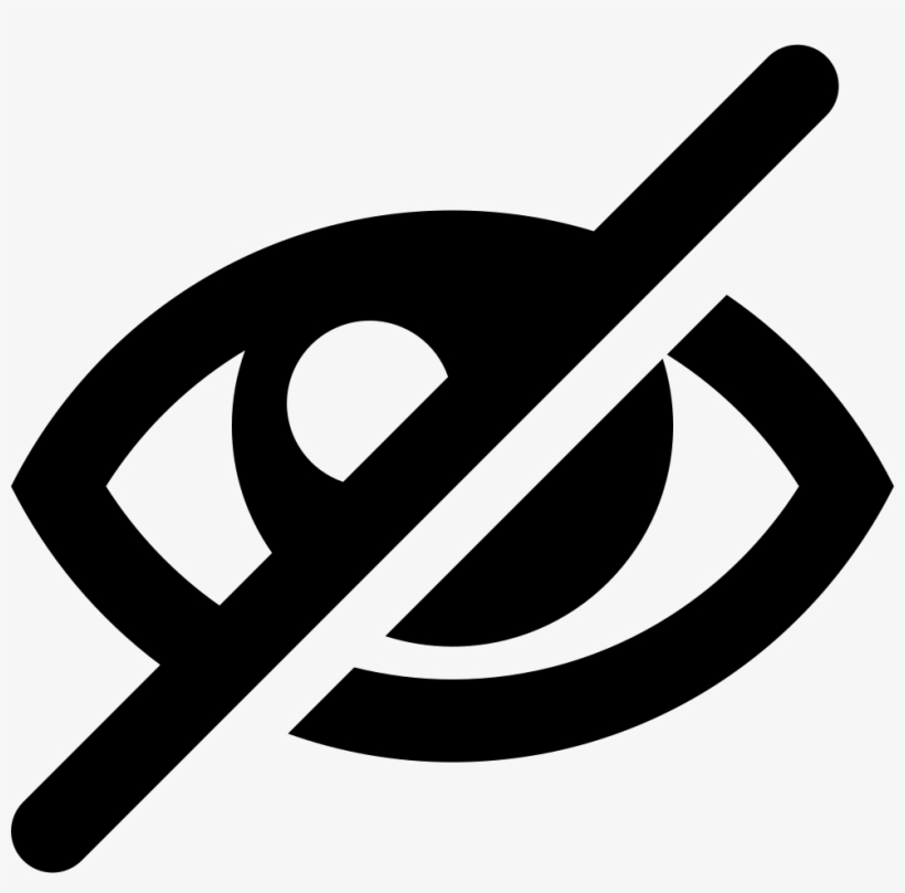 Eye-blocked Views Vision Visit Banned Blocked Forbidden - Crossed Eye ...