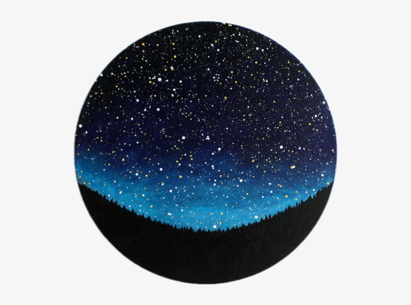 Night Sky Circle Transparent PNG - 528x529 - Free Download on NicePNG