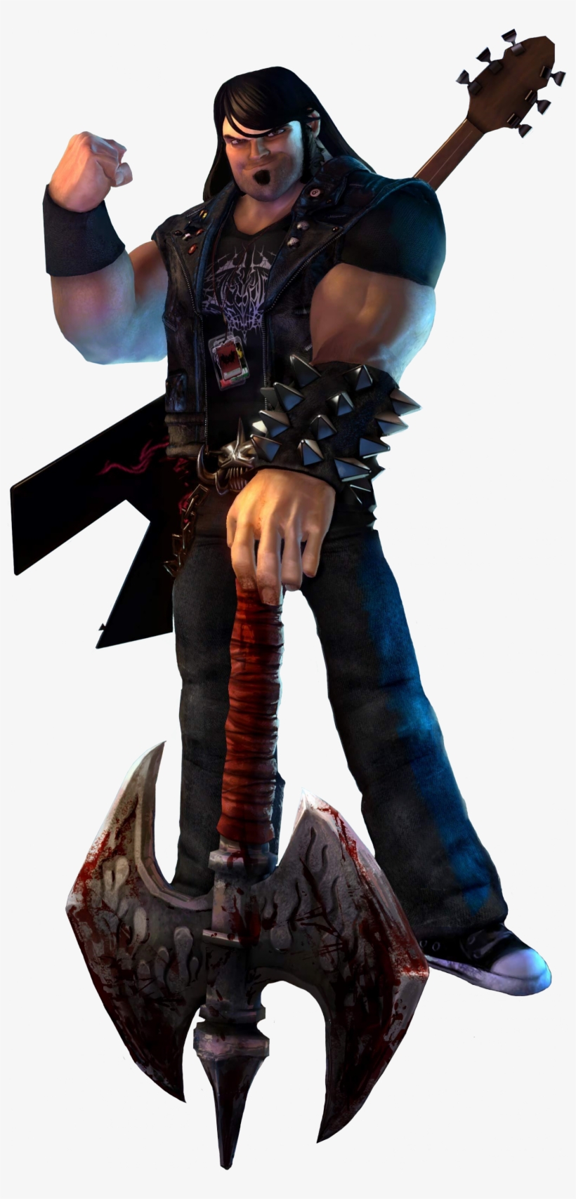 Brutal Legend Eddie Riggs Transparent PNG - 1600x3255 - Free Download ...