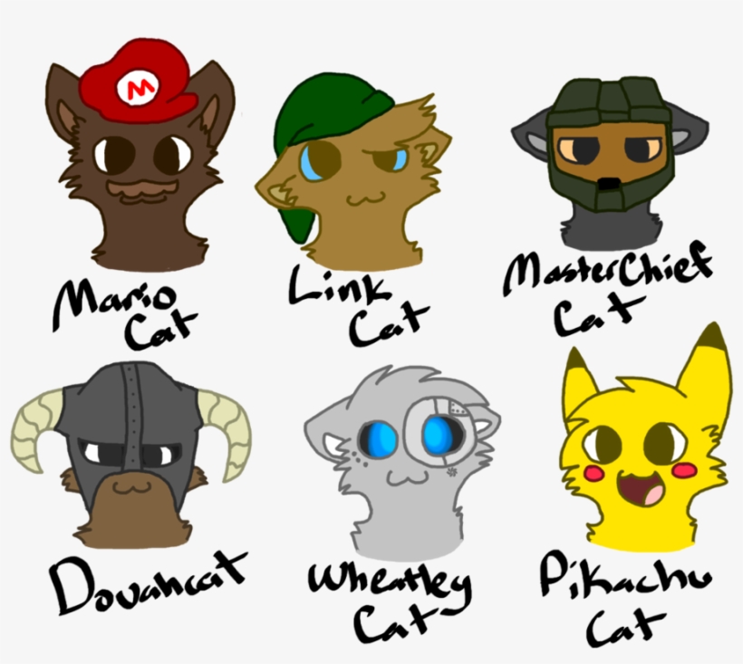 Video Game Cat Characters By Jupitern - Video Game Cat Character ...