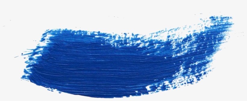 22 Blue Paint Brush Stroke - Paintbrush Transparent PNG - 872x317 ...