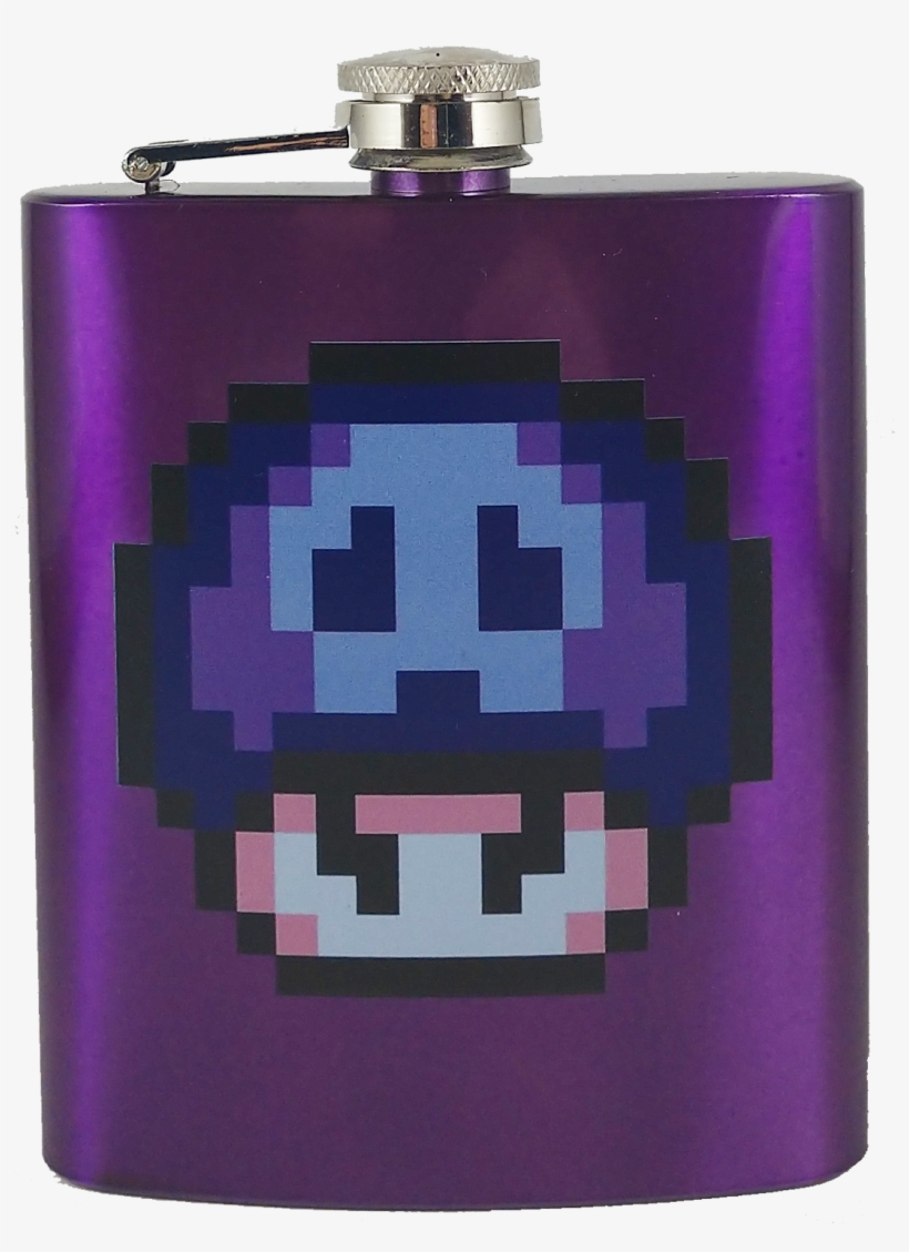 Super Mario Poison Mushroom Flask - Super Mario Poison Mushroom ...