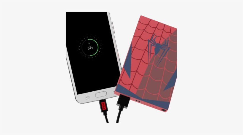 Marvel - Powerbank Spiderman Transparent PNG - 375x375 - Free Download ...