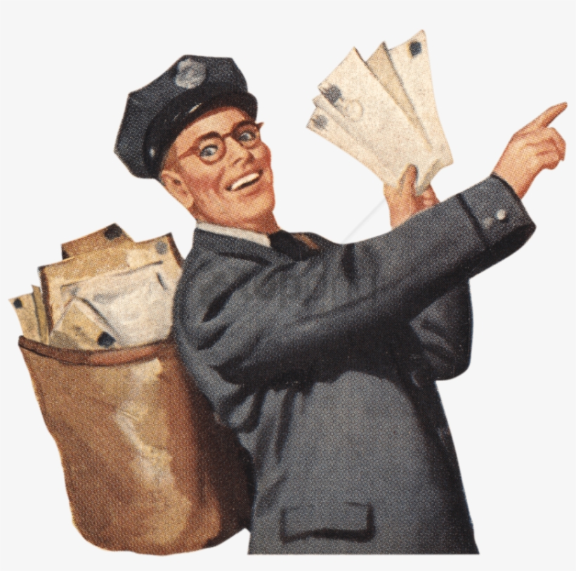 Free Png Download Vintage Postman Png Images Background - Post Man Png ...