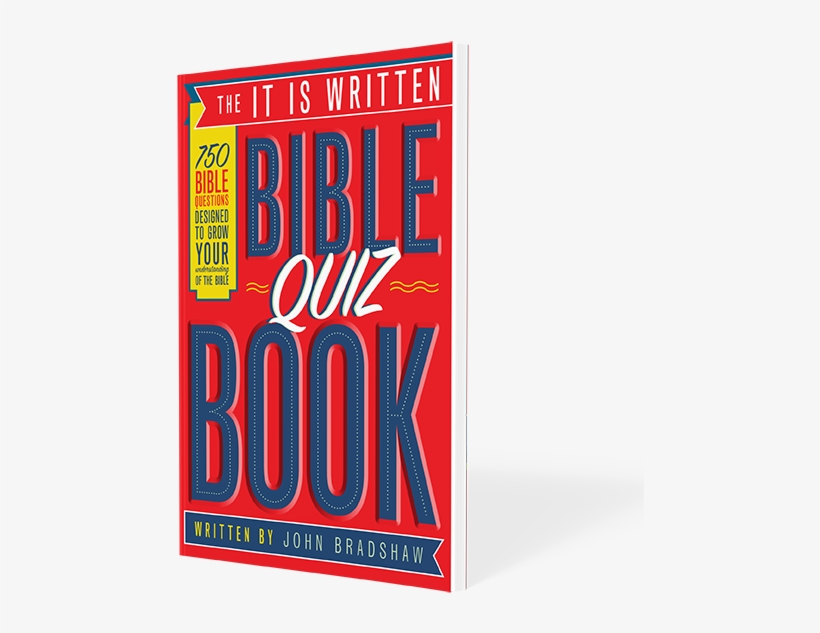 The It Is Written Bible Quiz Book-0 - Graphic Design Transparent PNG ...