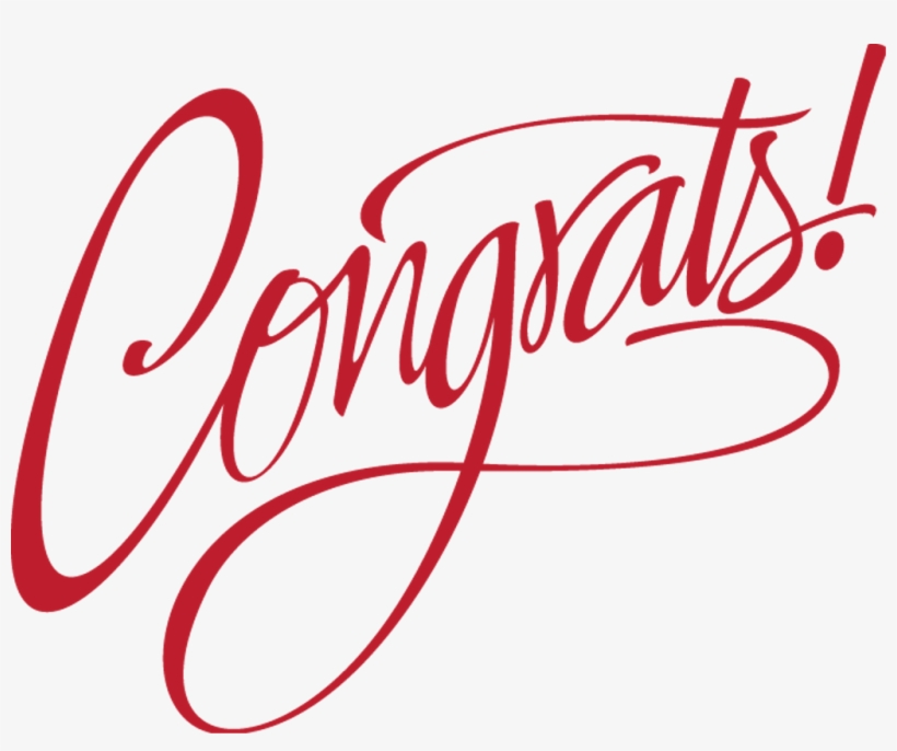Congrats Sticker - Congrats Png Transparent PNG - 1024x807 - Free ...