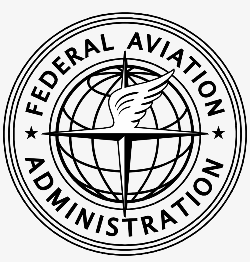 Logo Of The Federal Aviation Administration - Black And White ...