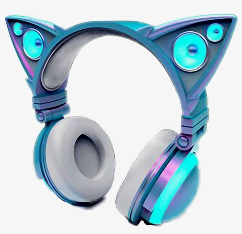 Audifonos Sticker - Custom Cat Ear Headphones Transparent PNG ...