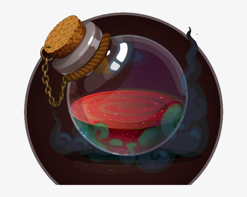 This Page Defines What Potions Are - Lava Potion Transparent PNG ...