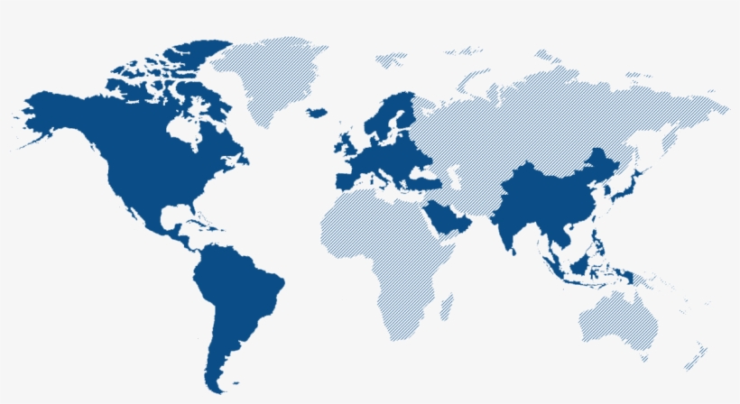 Image Of The World Showing Where Cvc Operates - Block Chain World Map ...