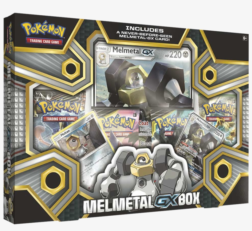 Melmetal Gx Box Set - Melmetal Gx Pokemon Card Transparent PNG ...