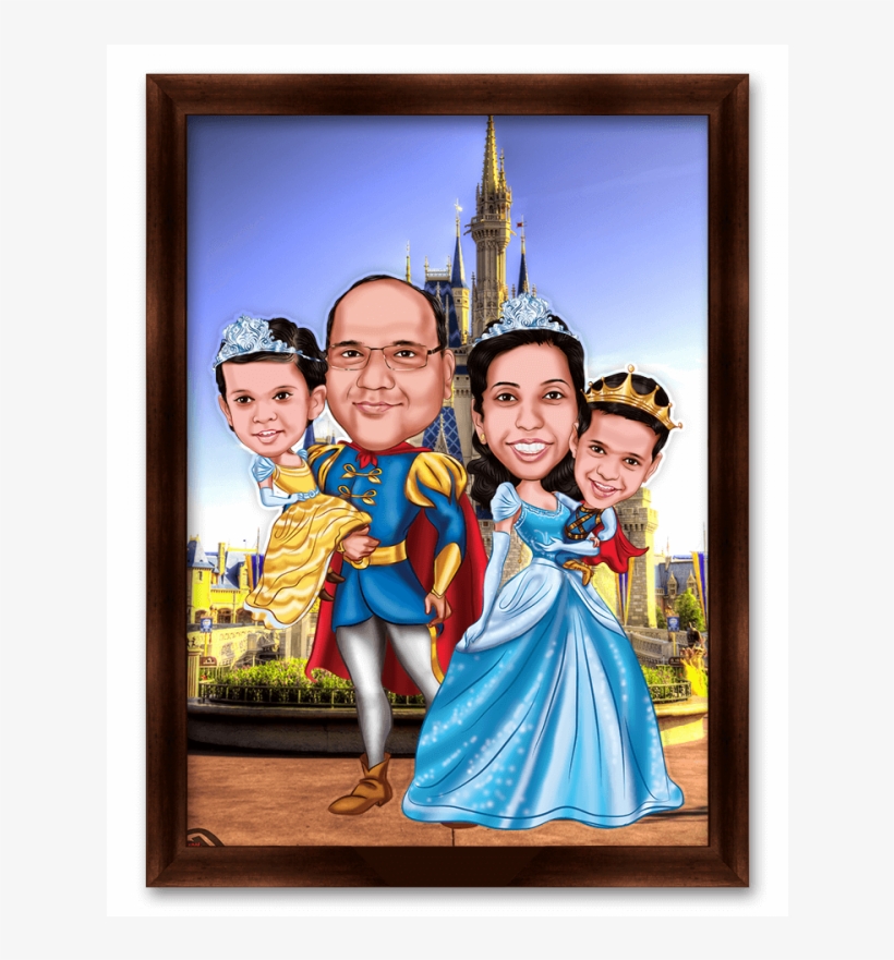 Gme Crm 018 - Family Caricature Frames Transparent PNG - 800x800 - Free ...