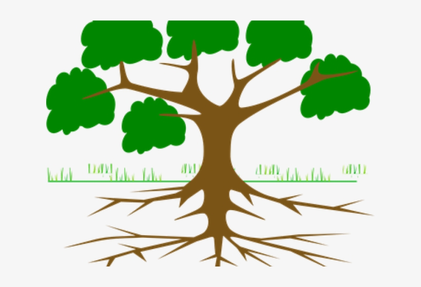 Download Roots Clipart Animated Tree - Tree With Roots Cartoon - HD ...
