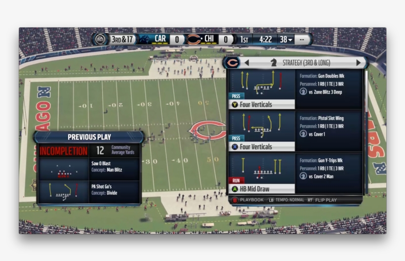 Play Call Screen Developed For Madden Nfl - Soccer-specific Stadium ...