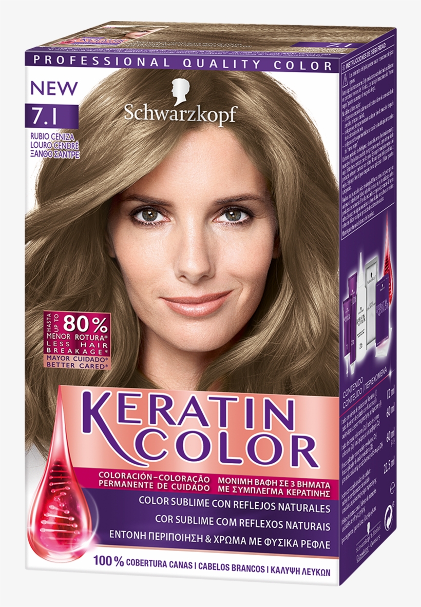 1 Ξανθο Σαντρε - Schwarzkopf Keratin Color 9.1 Transparent PNG ...