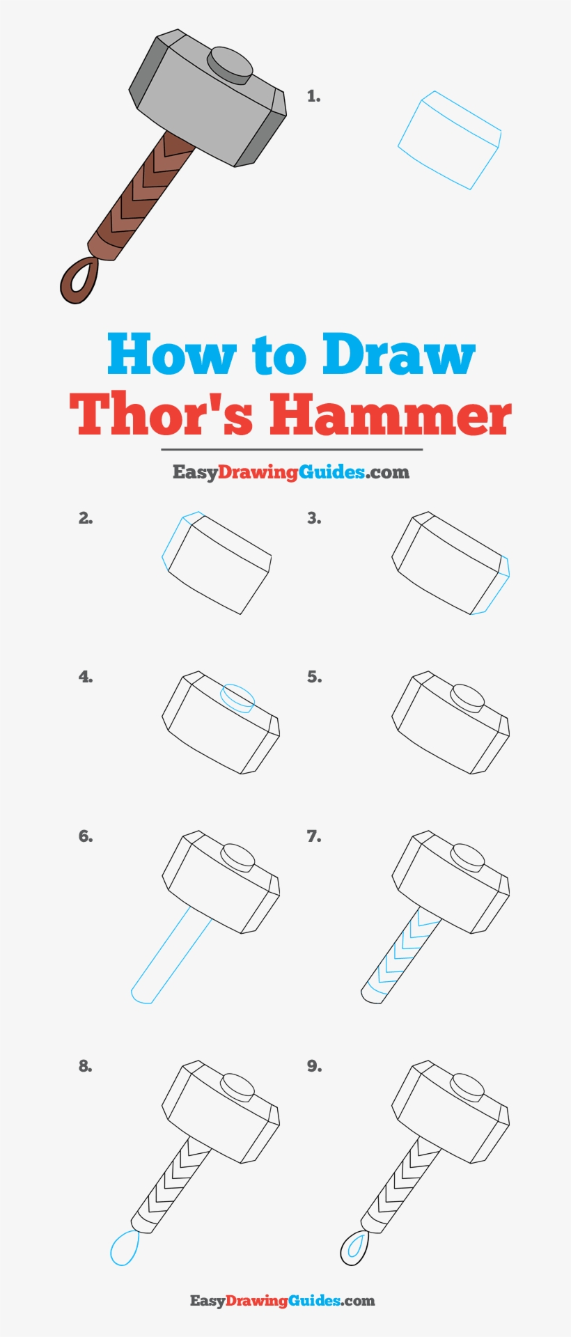 Thors Hammer Outline