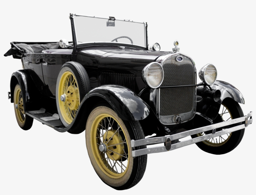 Black Oldtimer - Ford Model T Transparent Background Transparent PNG ...