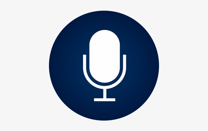 Download Mic Icon Eps File - Circle - HD Transparent PNG - NicePNG.com