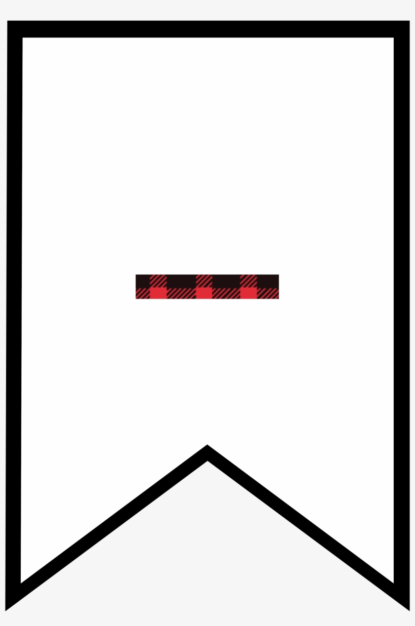 Buffalo Plaid Banner Flag - Graphic Design Transparent PNG - 2083x2986 ...