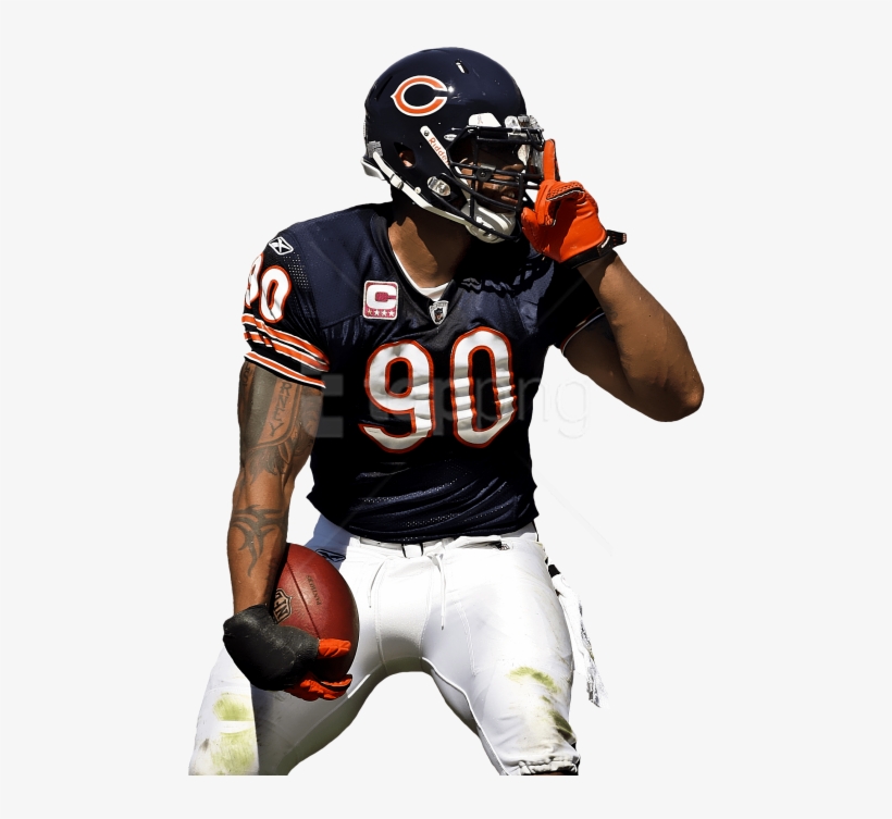 Free Png Download American Football Player Png Images - Chicago Bears ...