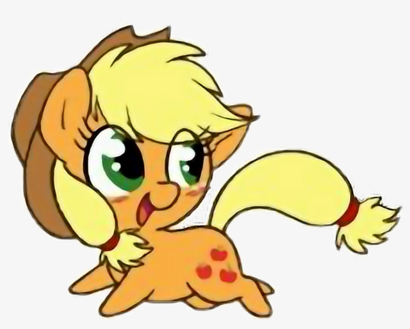 Applejack Sticker - Kawaii Mlp Transparent PNG - 1024x772 - Free ...